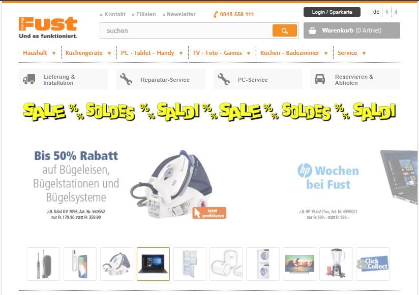 Dipl. Ing. Fust AG Produkte & Angebote vergleichen | vergleiche.ch